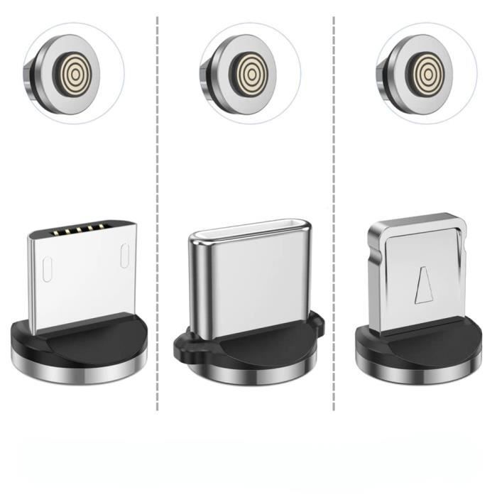 Pd 60W Fast Charging Magnetic Cable Adapter [3-Pack], 7-Pin Magnetic ...