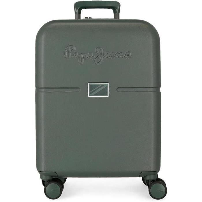 Valise Cabine Accent Vert 40X55X20 Cm Abs Rigide Fermeture Tsa Intégrée ...