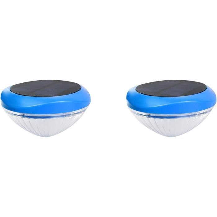 Lot de 2 lampes solaires flottantes à LED pour piscine, étang, spa ...