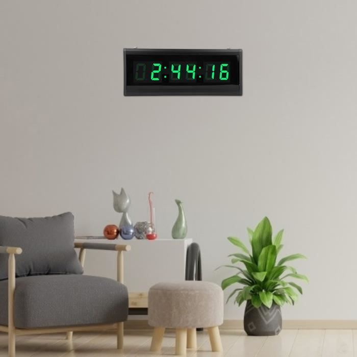 YOSOO LED Digital Clocks, 100-240V Wall Clock, Household Decoration for ...