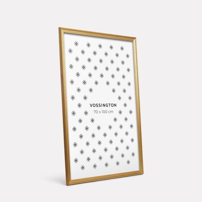 Cadre doré avec bord biseauté 70x100 cm - Moderne - Deco - Mural ...