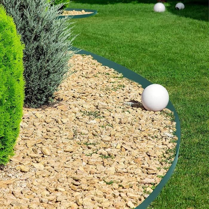 Bordure de jardin verte - Rouleau de bord de paysage polyvalent avec ...