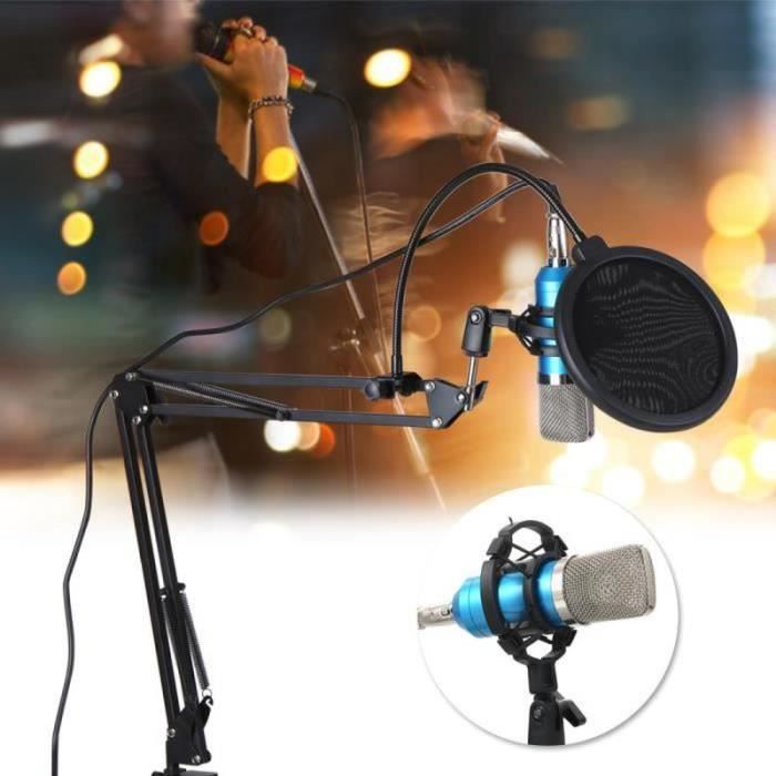 Kit d'enregistrement de studio de chant professionnel BM700 microphone ...