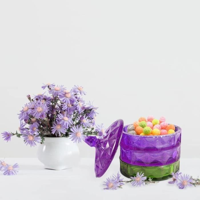 Moules En Résine De Boîte, Moule En Silicone Avec Couvercle, Storage ...