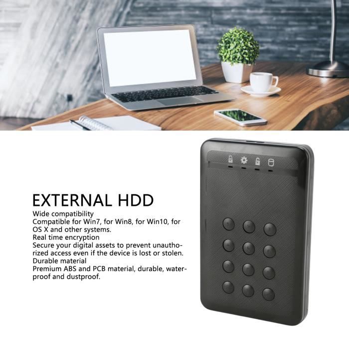 Disque Dur Externe - YOSOO - 500 Go - USB 3.0 - Crypté - 2.5 Pouces ...