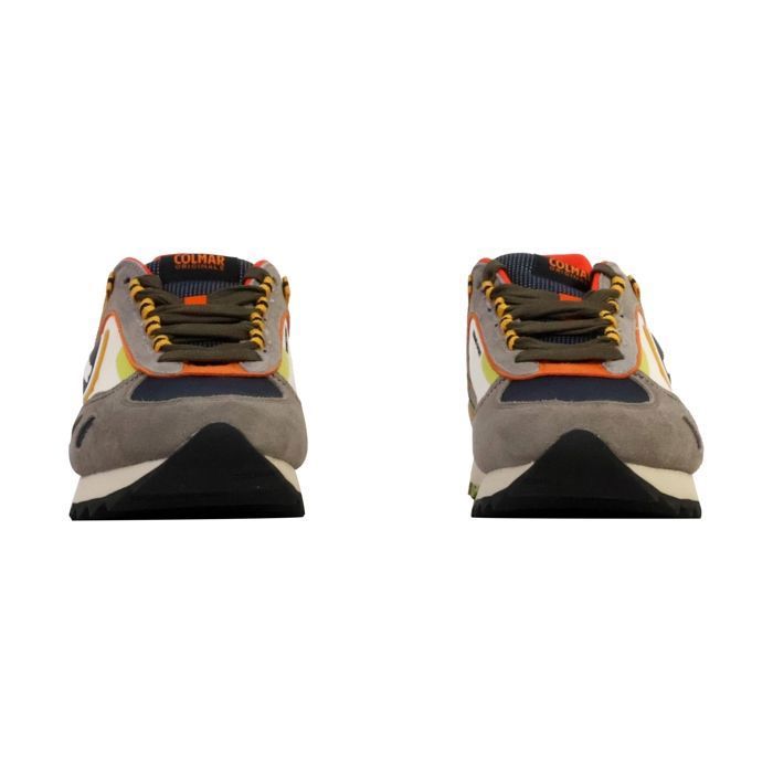 Basket Cuir Colmar Travis Sport Division 063 - Blanc Cassé-Multi Color ...