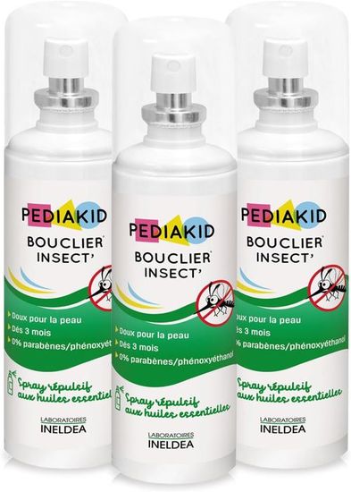 Bouclier Insect'Spray Répulsif aux Huiles Essentielles Contre les ...