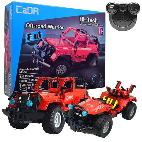 Cada Double Eagle C51001W Blocs voiture tout terrain Jeep RC ...