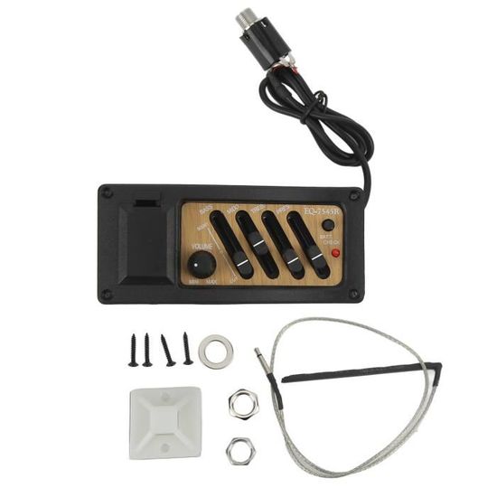 Dioche Micro guitare acoustique Guitare acoustique Pickup Preamp Piezo ...