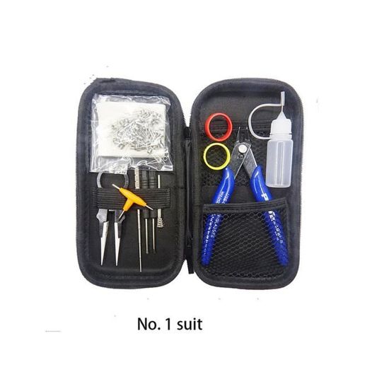 X6 Cigarette Kit Sets Mis À Jour Vape Tool Kit Coiling Kit Cigarette ...