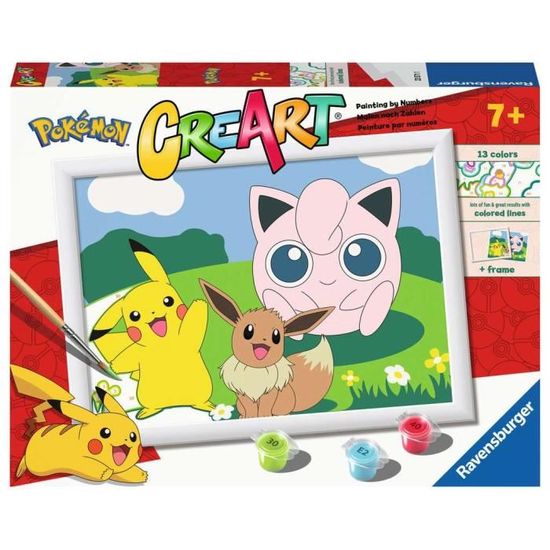 Jouet - RAVENSBURGER - Pokémon Classics - Kit de loisirs créatifs pour ...