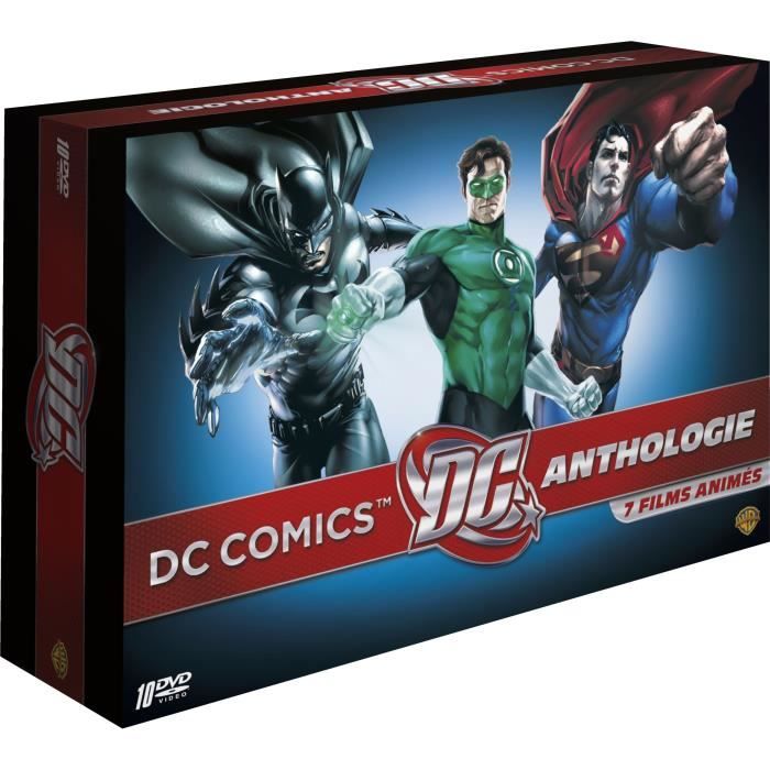 Coffret DVD DC Comics Anthologie - 7 Films d'Animation - Édition ...