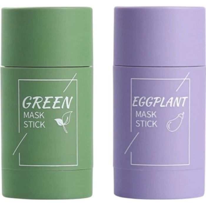 MASQUE VISAGE - PATCH VISAGE 2 Pièces Masque De Bâton d'argile ...