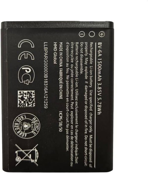 Batterie Compatible Avec Nokia Bv 6a Nokia 8110 4g 2017 Nokia 2720