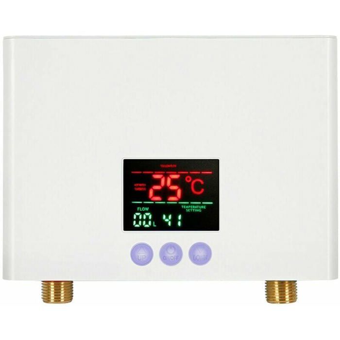 Chauffe-Eau Instantan 3KW Mini lectrique Mural avec Affichage LED Rglage de Temprature 3 Niveaux ...