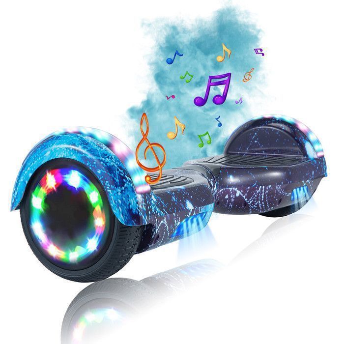 RAOO MIN Overboard électrique avec lumière LED bluetooth autonomie 6 ...