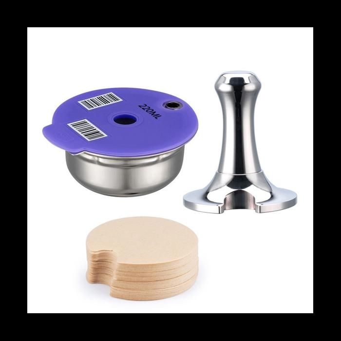 Pour Machine Dosette de Café Dosette de Filtre Rechargeable + Marteau à ...
