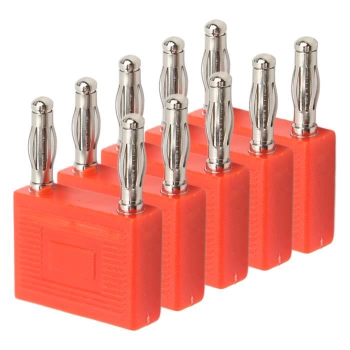 Akozon Fiche banane double 5PCS Double Rangée Fiche Banane Connecteur ...