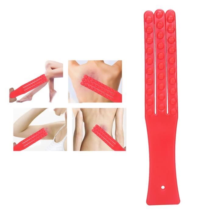 Atyhao Bâton de massage de méridiens (rouge)Bâton De Massage Bâton De ...
