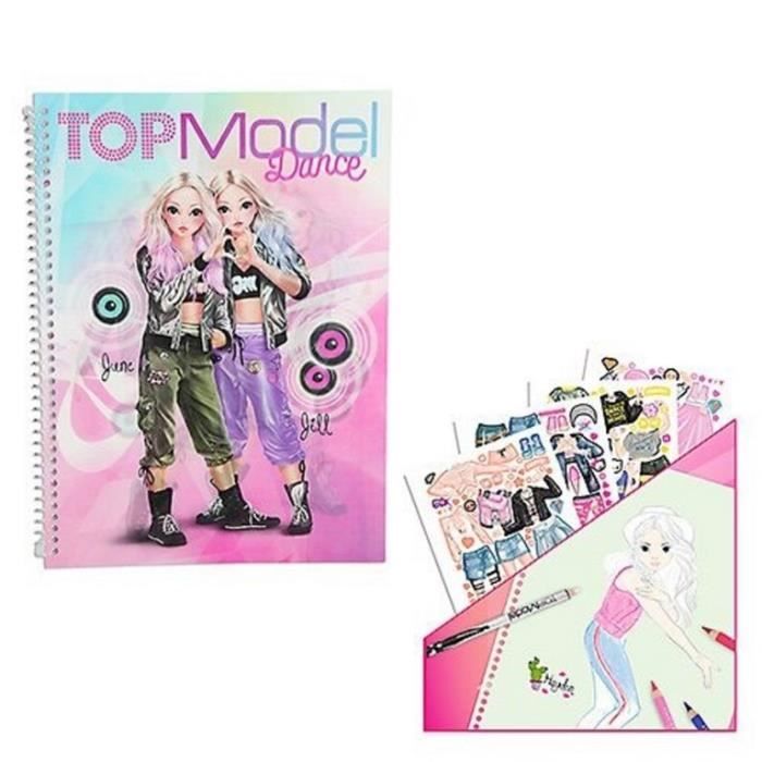 Album coloriage et création TOPModel Dance June et Jill - Cdiscount ...