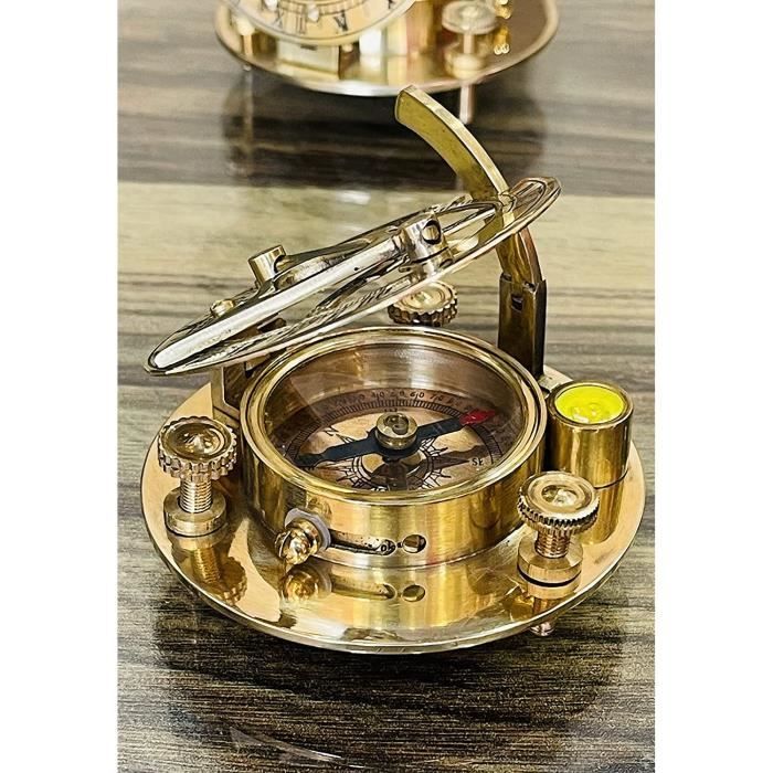 Boussole en laiton Brunton Boussole magnétique 100 % laiton[730 ...