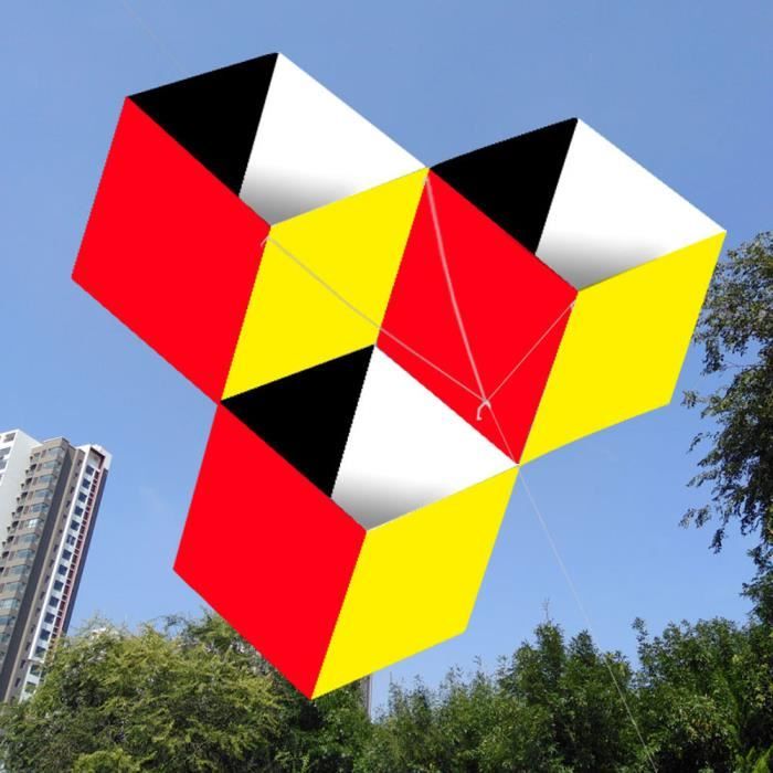 Sports de plein air amusants pour les enfants 3D magic Cube-Box kite ...