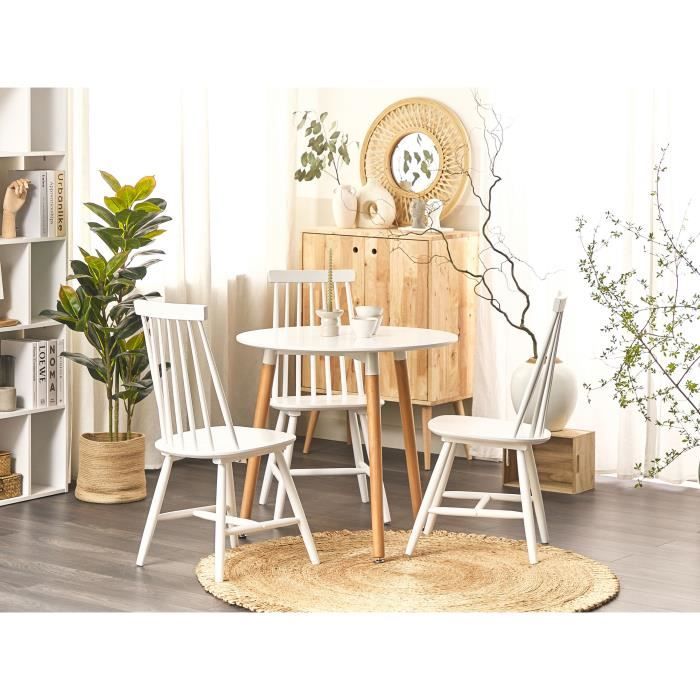 Table ronde 80 cm BOMA - Cdiscount Maison
