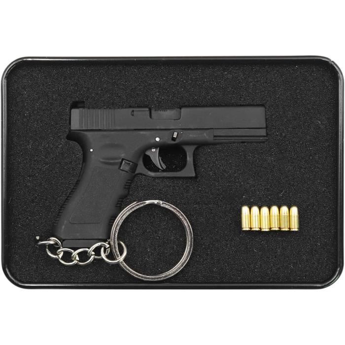 Alloy Empire G17 Mini 1: 3 Métal Tactical Gun Keychain Avec 6 Balles ...