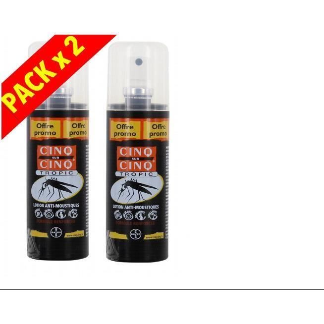 Cinq sur Cinq - Protection contre les Moustiques Spray Tropic 100 ml ...