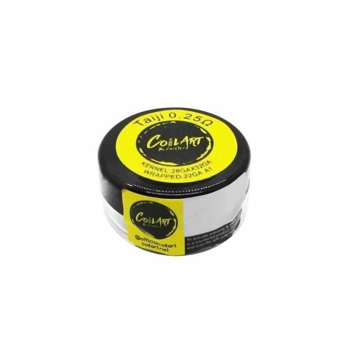 CoilART - 4 Boîtes de COILART Coils TaiJi 0.25ohm - Cdiscount Au quotidien
