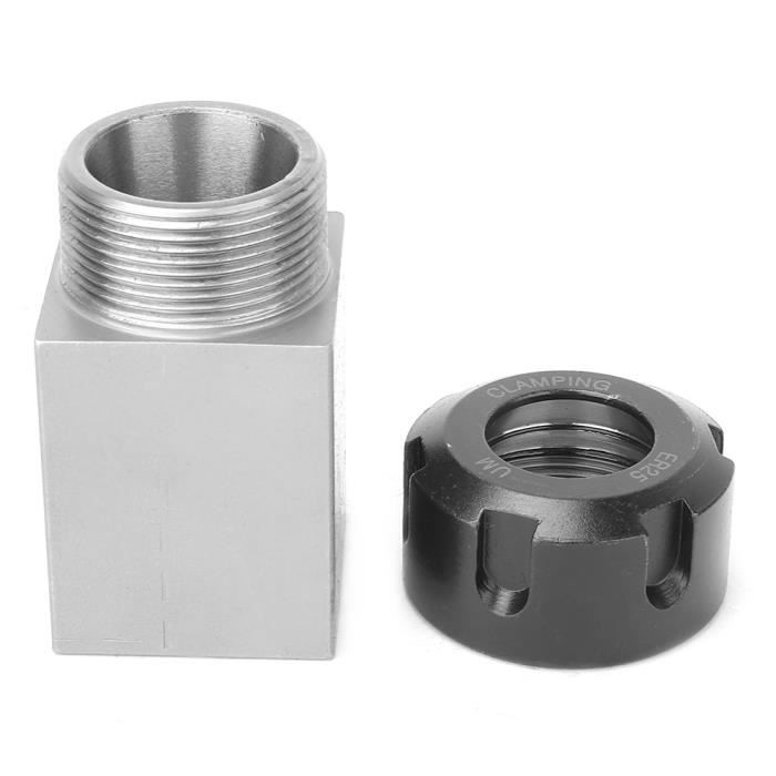 HURRISE Pince de serrage ER25 Collet Block Chuck Collet Holder For ...