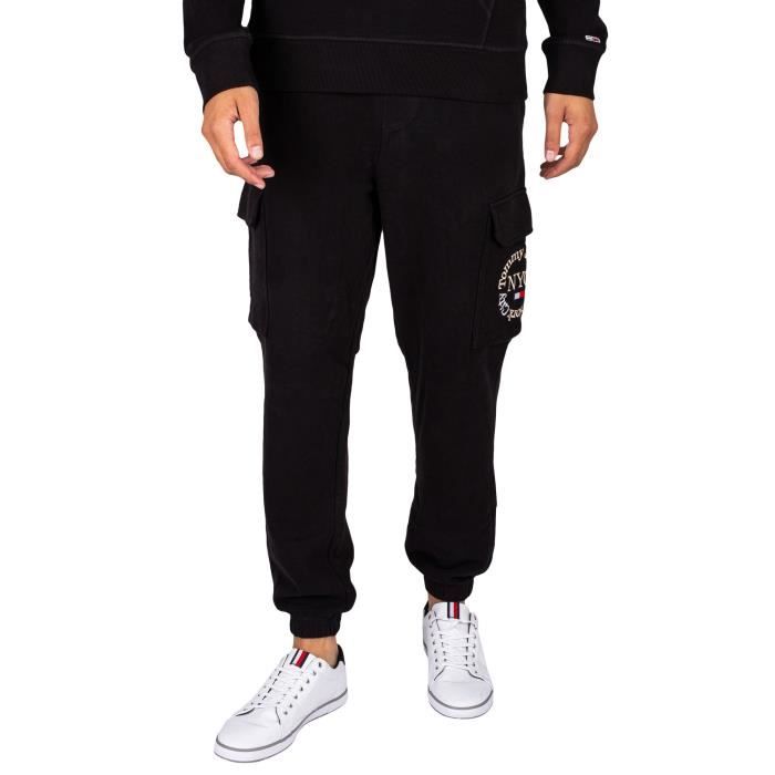 Pantalon de jogging cargo intemporel Tommy Jeans pour homme, Noir Noir ...