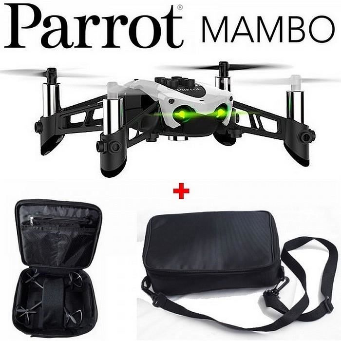 PARROT MAMBO Minidrone avec caméra, pince objet, lance bille + Sac de ...