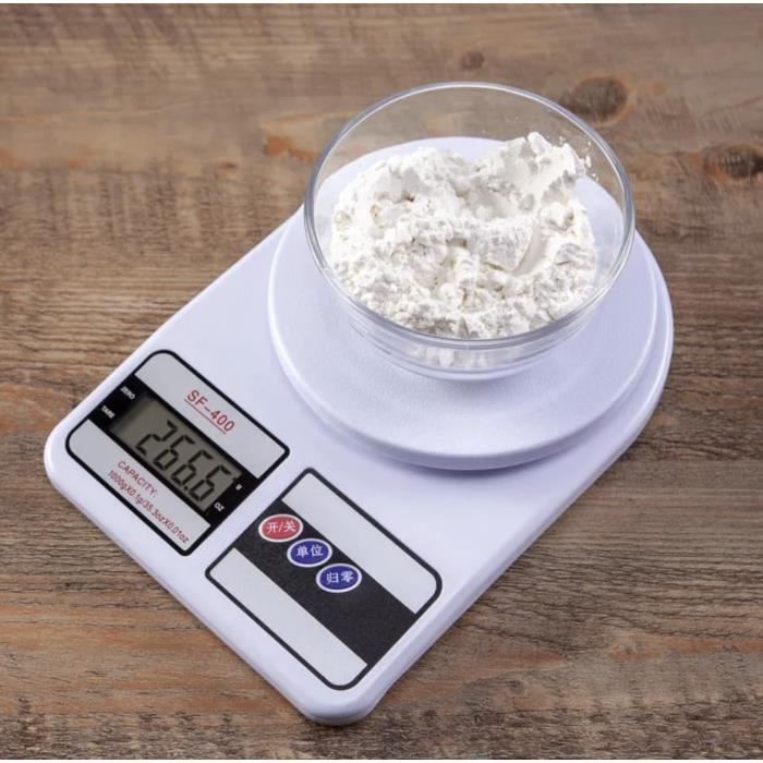 Balance De Cuisine Numérique 10 Kg-22 Lbs De Haute Précision Matériau ...