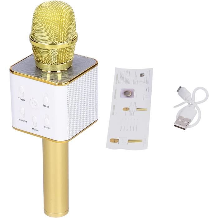 Microphone Bluetooth Sans Fil Portatif 4 En 1, Microphone De Charge Usb ...