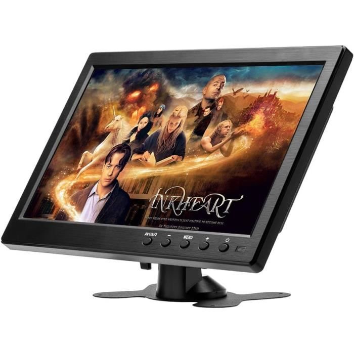 Écran De 10,1 Pouces Moniteur Écran D'Affichage, Mini Écran Tv Lcd Hd Portable, Avec Ports Vga ...