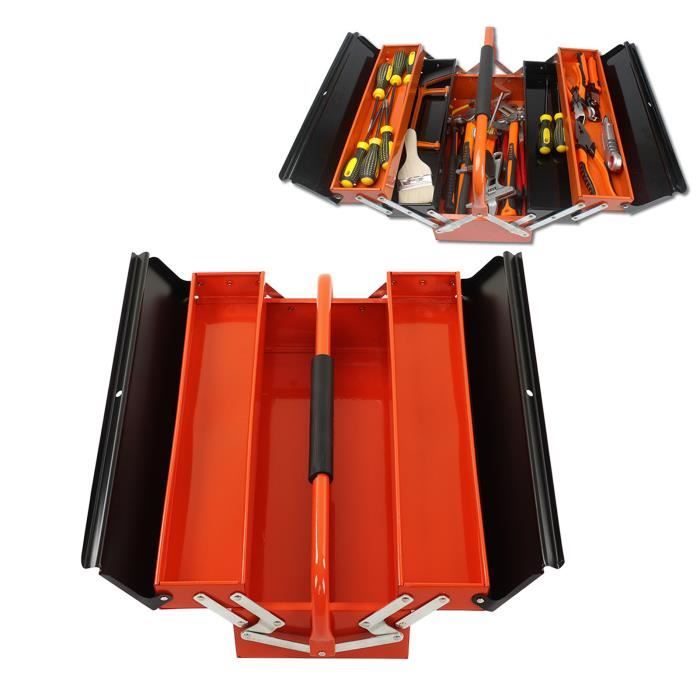 Boîte de rangement pour outils - Non spécifié - 2 couches - 3 plateaux ...