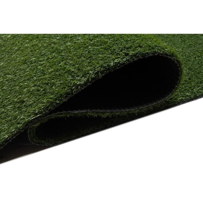 TAPISO Gazon Artificiel Extérieur 2x4 m 8m² Balcon Terrasse Jardin ERBA Vert Pelouse Synthétique ...