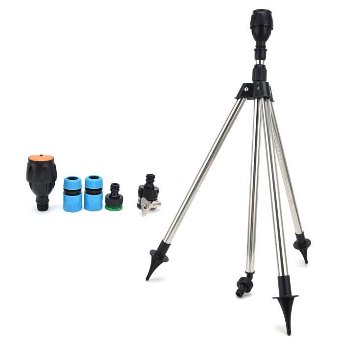 ESTINK Sprinkler rotatif 360 degrés avec trépied pour arrosage jardin ...