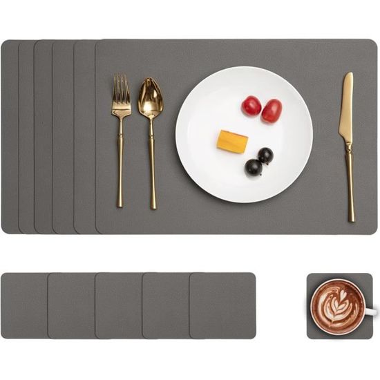 Set De Table, Set Table Et Sou -Verre En Set De Table Antidérapant ...