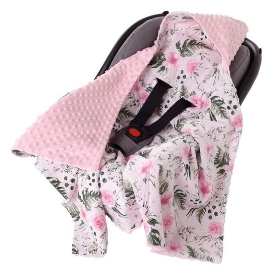 Couverture siège pour auto 100% Coton 85x85cm Couverture Douillette ...