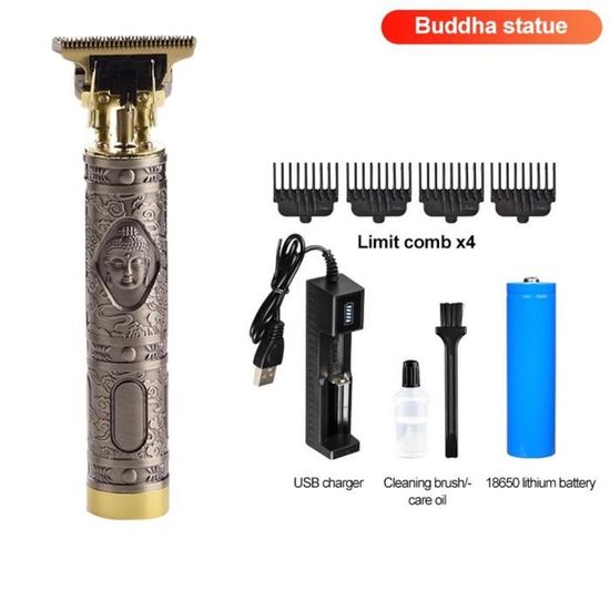 Type-5-batterie Tondeuse à cheveux sans fil pour hommes et enfants, Rechargeable par USB, rasoir ...