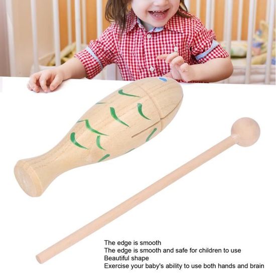 Instrument de percussion en bois Instrument de percussion en forme de ...