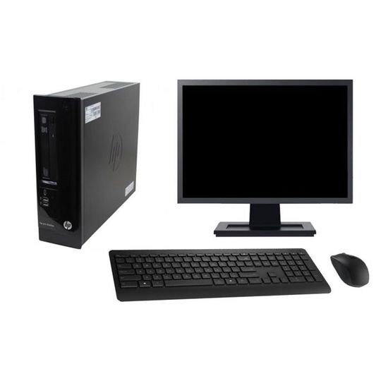 PC HP Pro 3300 SFF Ecran 27" Intel Pentium G630 RAM 8Go SSD 2To Windows ...