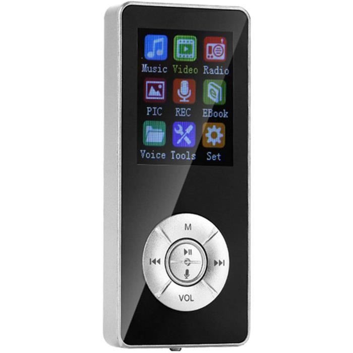 Lecteur mp3 portable, hifi bluetooth walkman, avec écran de 1,8"color ...
