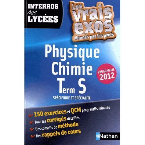 Physique-Chimie Tle S spécifique et spécialité - Cdiscount Librairie