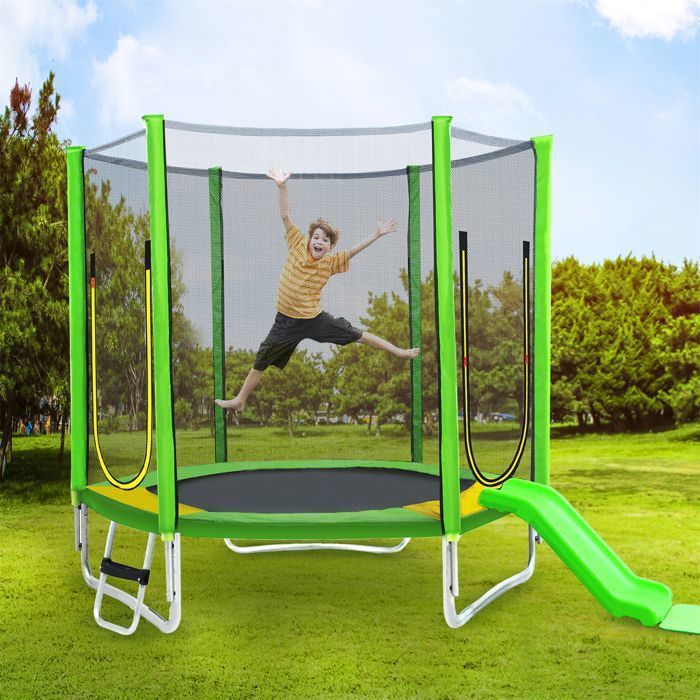 Trampoline de Jardin Extérieur, Set Trampoline 7FT avec Echelle ...
