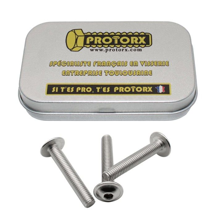 Vis Bombee A Embase M5 X 30Mm : Boite 10 Pcs Visserie Inox A2 Pour Ecrou Rondelle | Vis Allen 6 ...