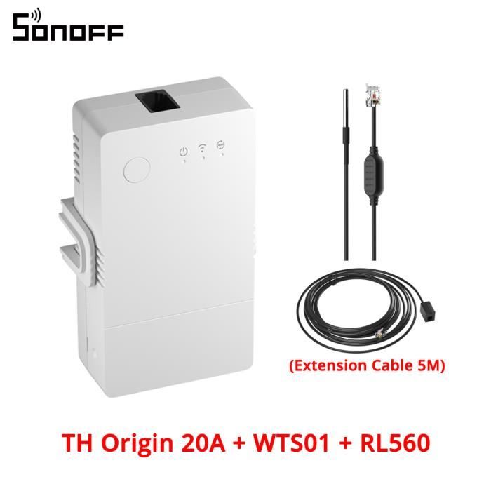 20A WTS01 RL560-SONOFF TH original interrupteur intelligent WiFi avec ...