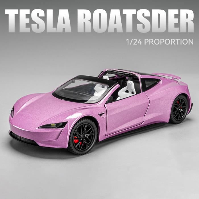 Roadster Rose - Tesla Roadster modèle Y modèle 3 en alliage, 1:24 ...